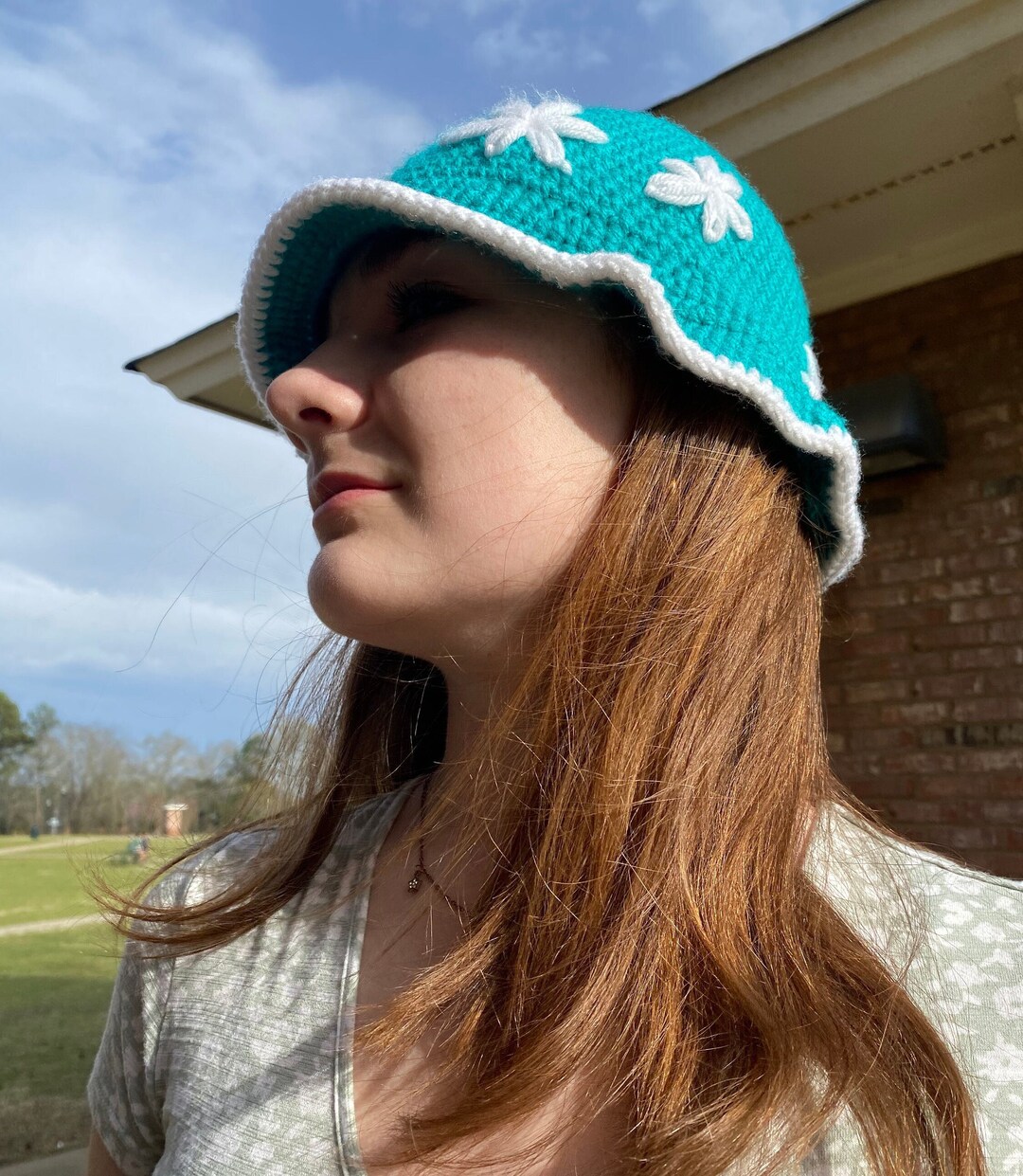 Groovy Crochet Bucket Hat, Crochet Goods, Bohemian, Birthday Gift ...