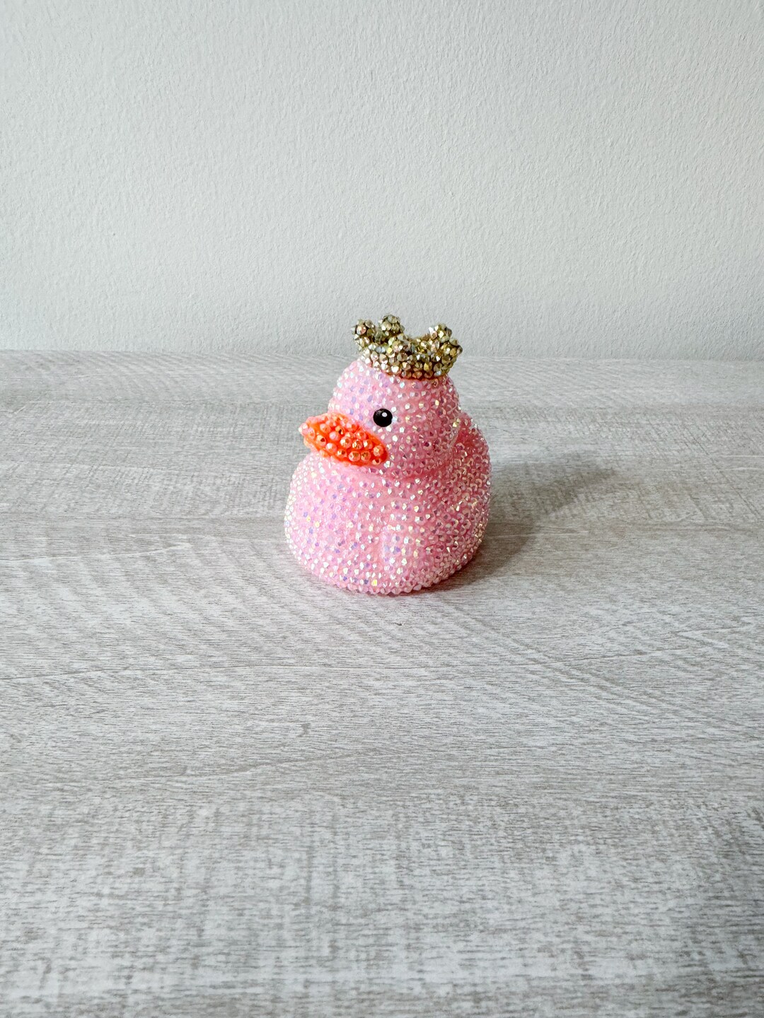 Bedazzled Pink Crown Rubber Duck - Etsy