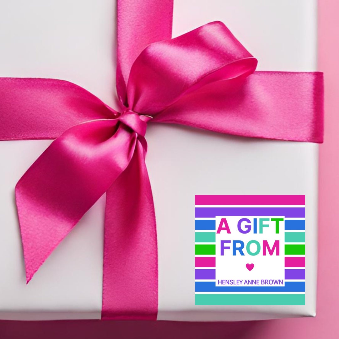 Personalized Happy Birthday Calling Card, A Gift From Gift Tag ...