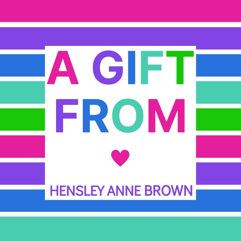 Personalized Happy Birthday Calling Card, A Gift From Gift Tag ...