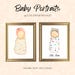 Watercolor Baby Newborn Painting on 5inch*7inch Watercolor Paper (1-5 ...