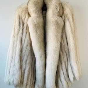 Vintage Saga Blue Fox Norway Fur Coat Jacket Made in Korea - Etsy