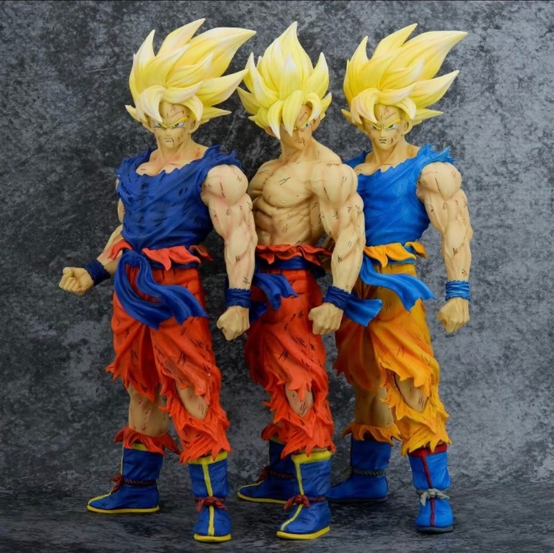 Dragonball Model Super Cool Standing Fighting Goku Model, Height 17 ...