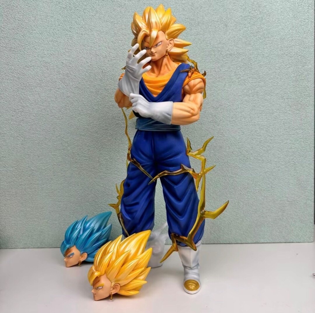 16.2 Inch, Large Size Fusion Vegito Model, 3 Replaceable Heads, Dragon ...