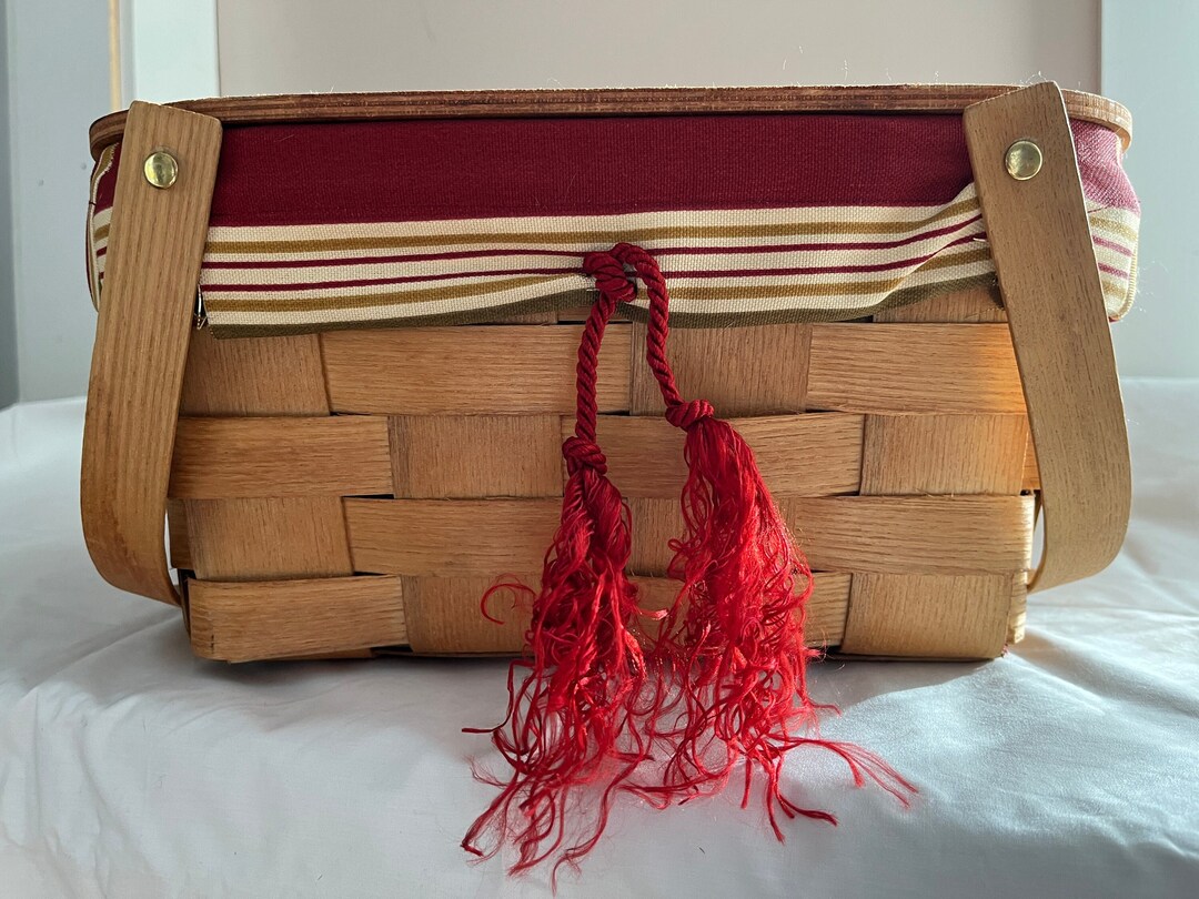 Upcycled Baskets - 'stripes' - Etsy