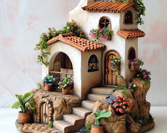 Handcrafted Clay Miniature Houses - Etsy
