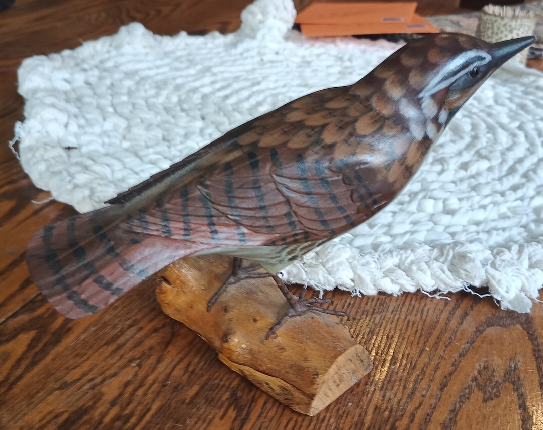 Wooden Bird Table Decoration - Etsy