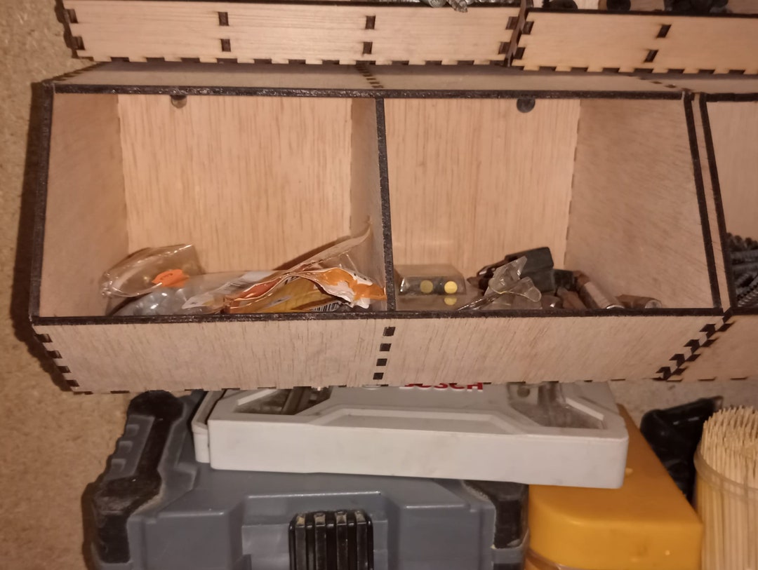 Screwtray,screw,tray,lasercut,laser,cut Wood,workshop,organize, Arrange ...