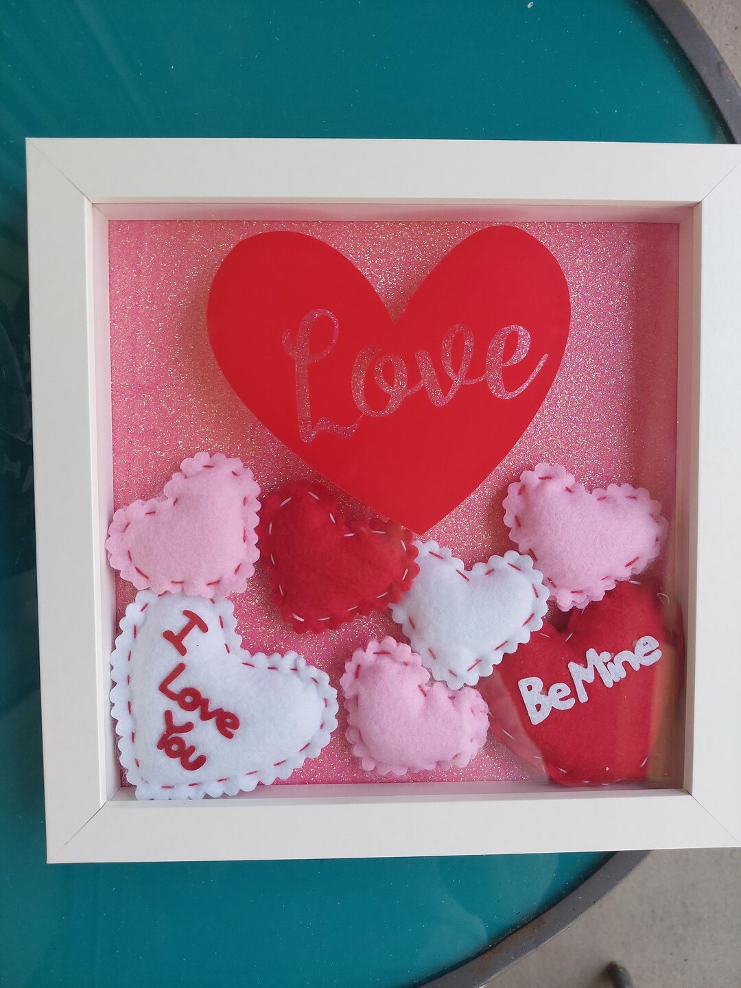 Adorable 8x8 Valentine Shadow Box - Etsy