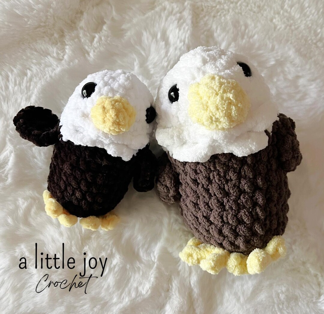 Stuffed Eagle, Amigurumi Eagle, Crochet Eagle, Crochet Bird, Stuffed ...