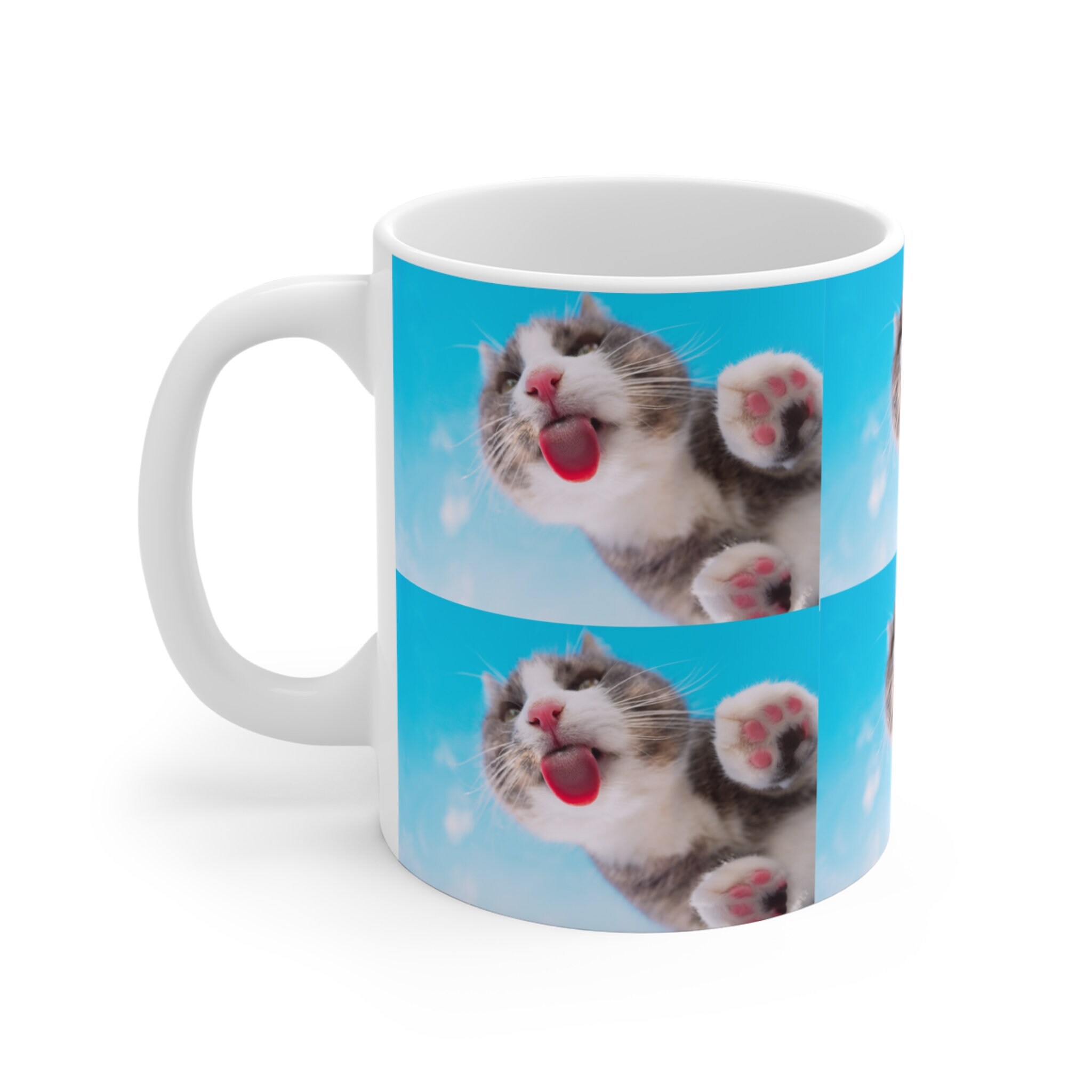 Cute Cat Mug, Cat Lover Mug, Funny Cat Love Mug, Cute Cat Mug, Coffee ...