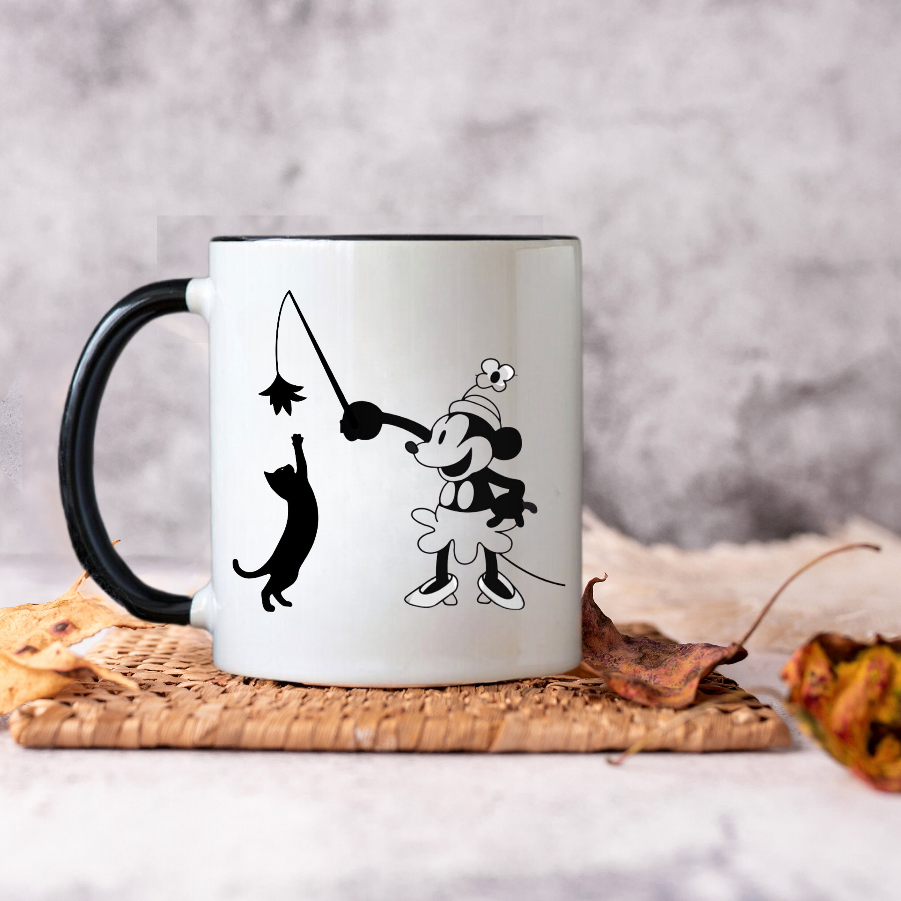 Mickey Mouse Mug, Disney Classic Mickey Mouse Mug, Cute Mug, Office Mug ...