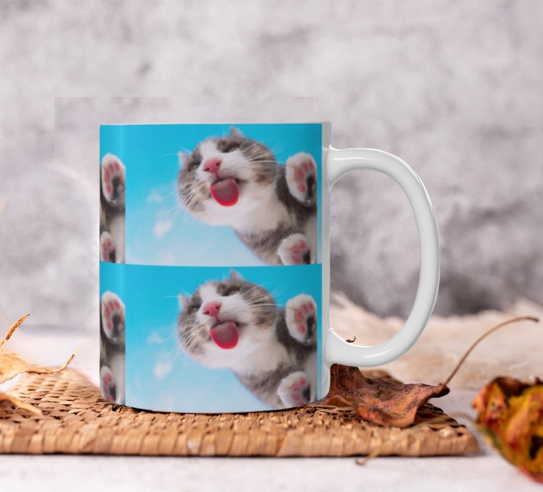 Cute Cat Mug, Cat Lover Mug, Funny Cat Love Mug, Cute Cat Mug, Coffee ...