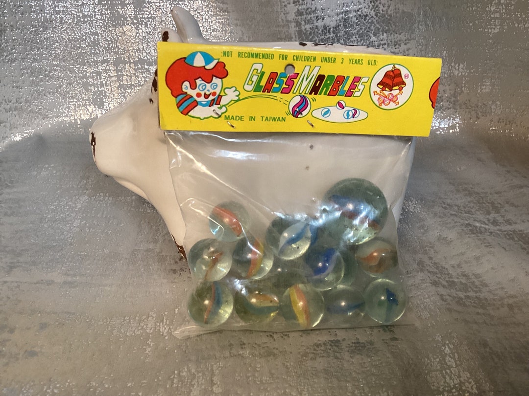 Unopened Glass Imperial Cat’s Eye Marbles With Large Shooter - Etsy