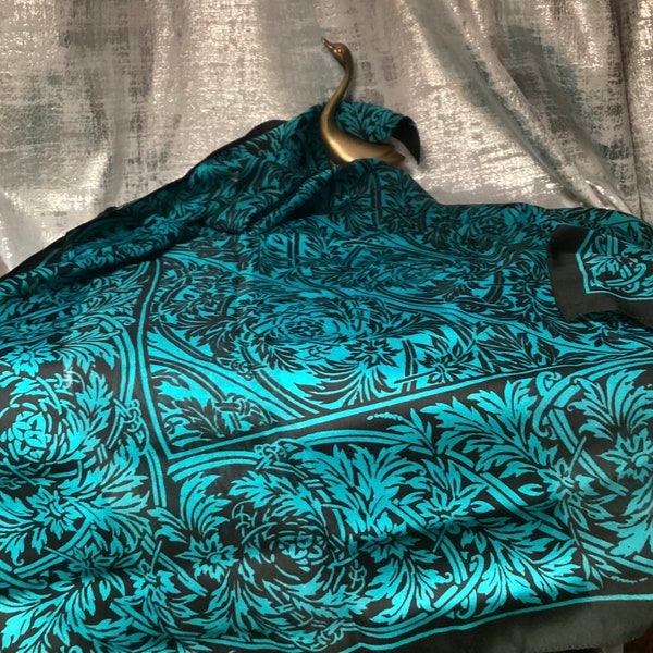 Teal Blue Scarf - Etsy