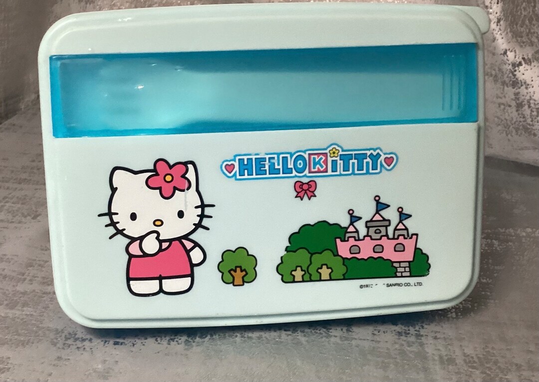 Blue Hello Kitty, Lion Star, Lunch/snack, Bento Box With Lid Storage ...