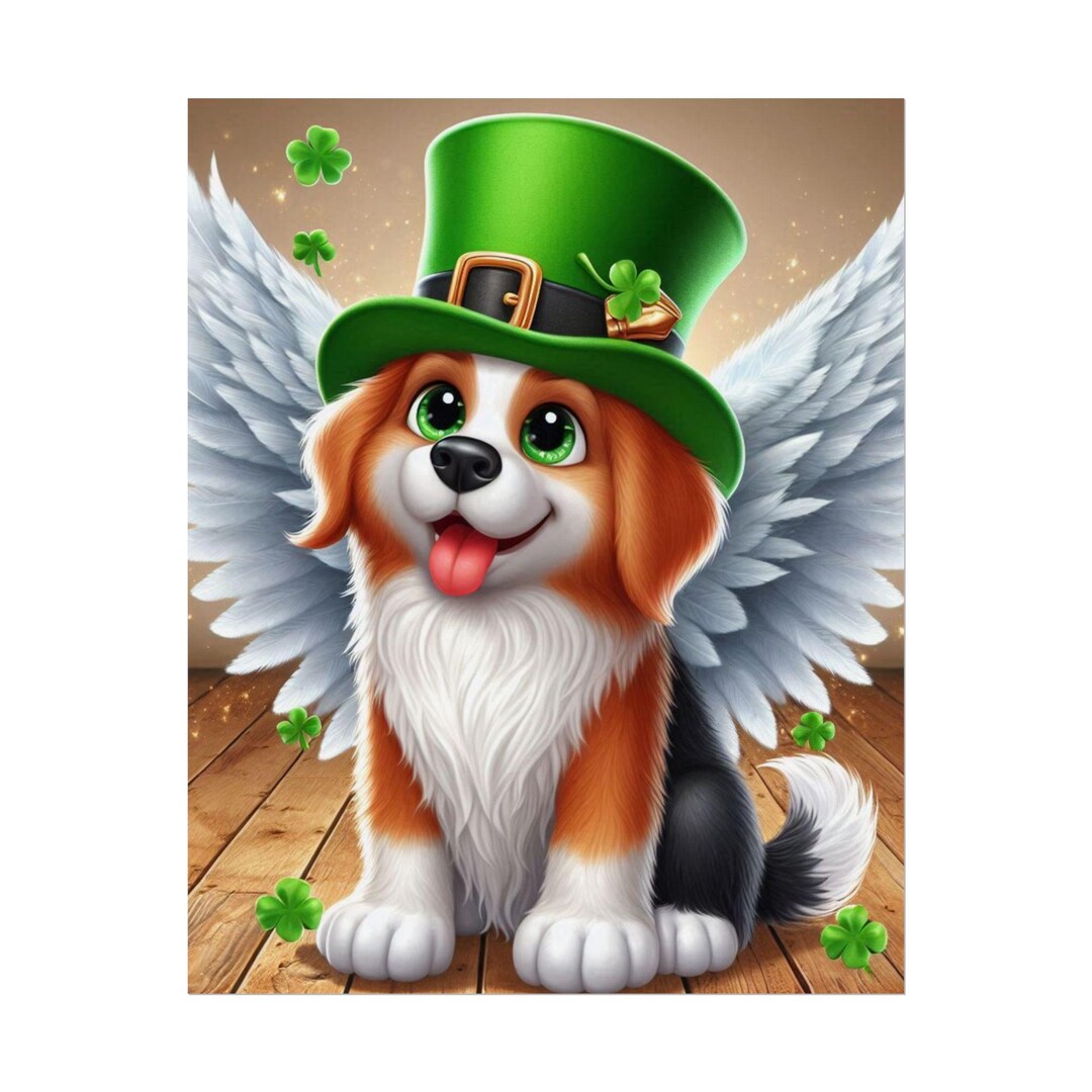 Rolled Posters - Leprechaun Angel With Pot of Gold, St. Patrick's Day ...