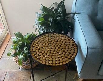 Beer Cap Epoxy Resin Coffee Table - Etsy
