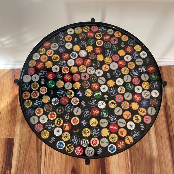 Bottle Cap Table - Etsy