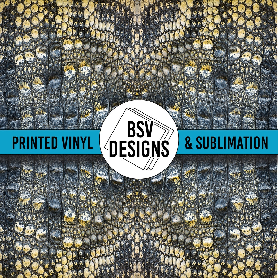 Croc Skin Pattern Heat Transfer Vinyl, Adhesive Vinyl, Sublimation ...