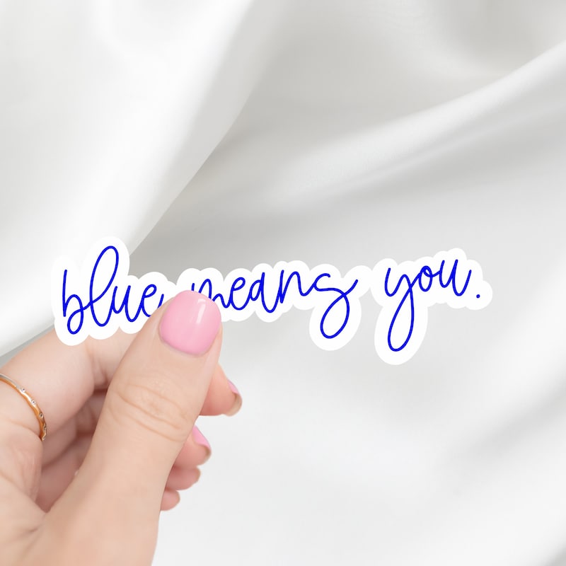 Blue Means You Zodiac - Etsy