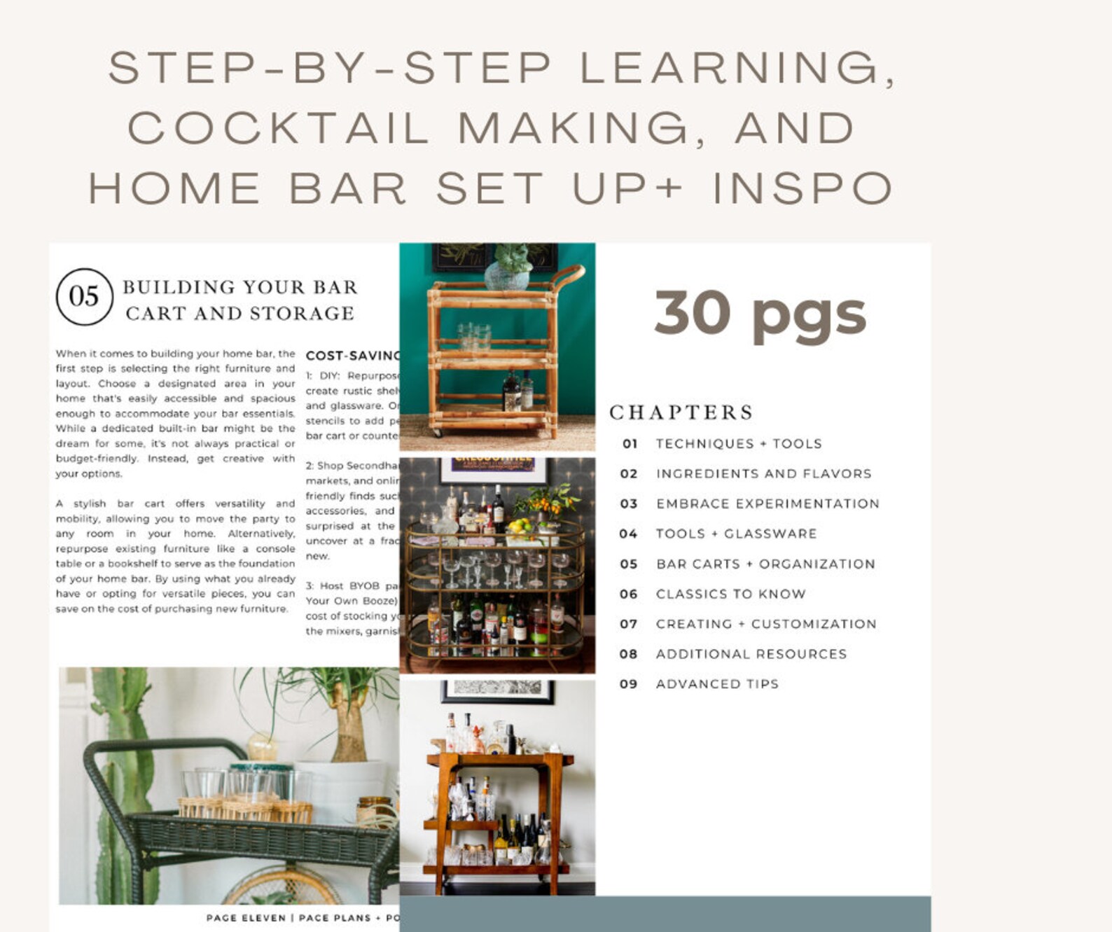 Ultimate Home Bar Essentials Setup Guide Ebook Bartending Starter Kit ...