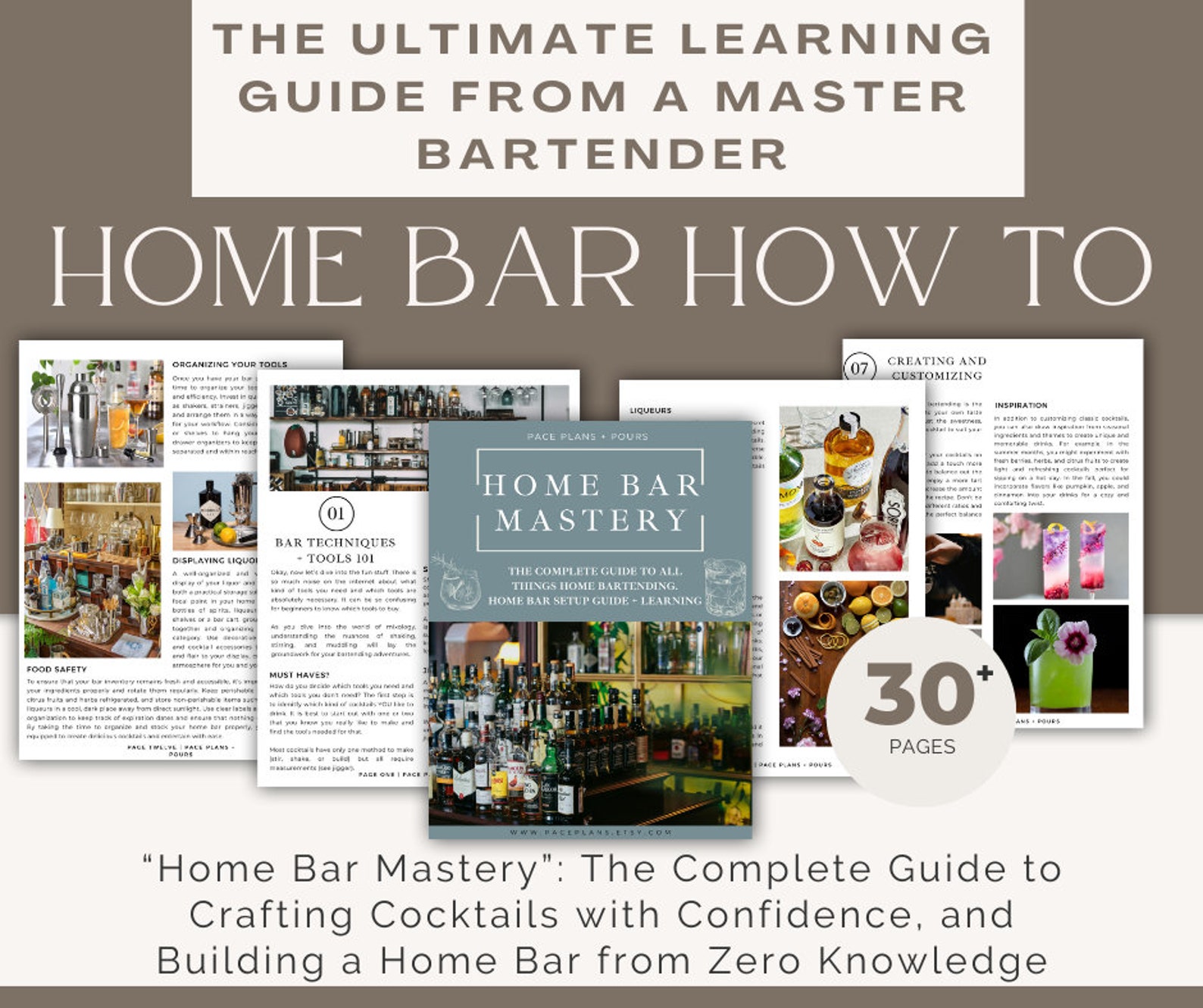 Ultimate Home Bar Essentials Setup Guide Ebook Bartending Starter Kit ...