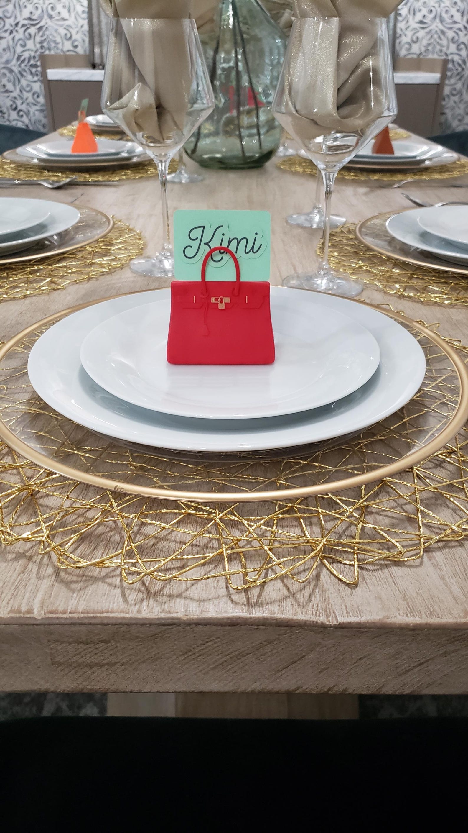 Handbag Cake Topper, Cupcake Decoration, Designer Purse Theme, Birthday ...