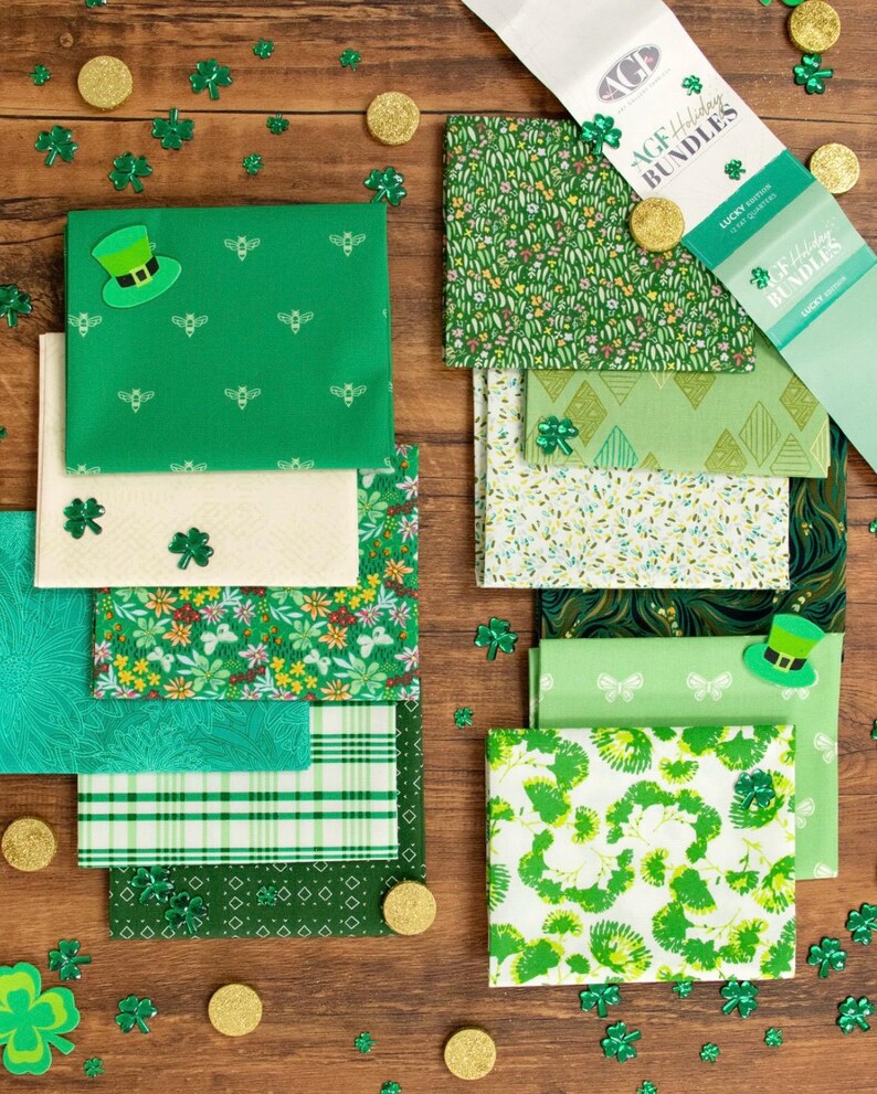 Lucky Edition | AGF Holiday Bundles | Art Gallery Fabrics | Curated Fat ...