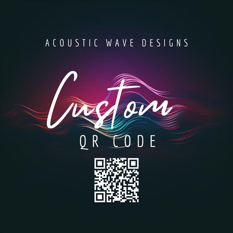 Add a Custom QR Code for Personalized Audio or Song Files - Etsy