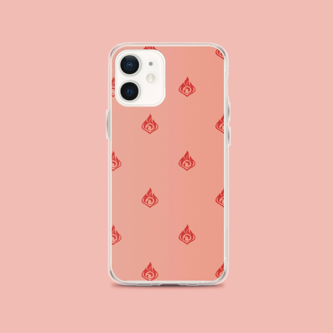 Pyro Genshin Impact Clear Case for Iphone®, Pyro Vision, Firme Element ...