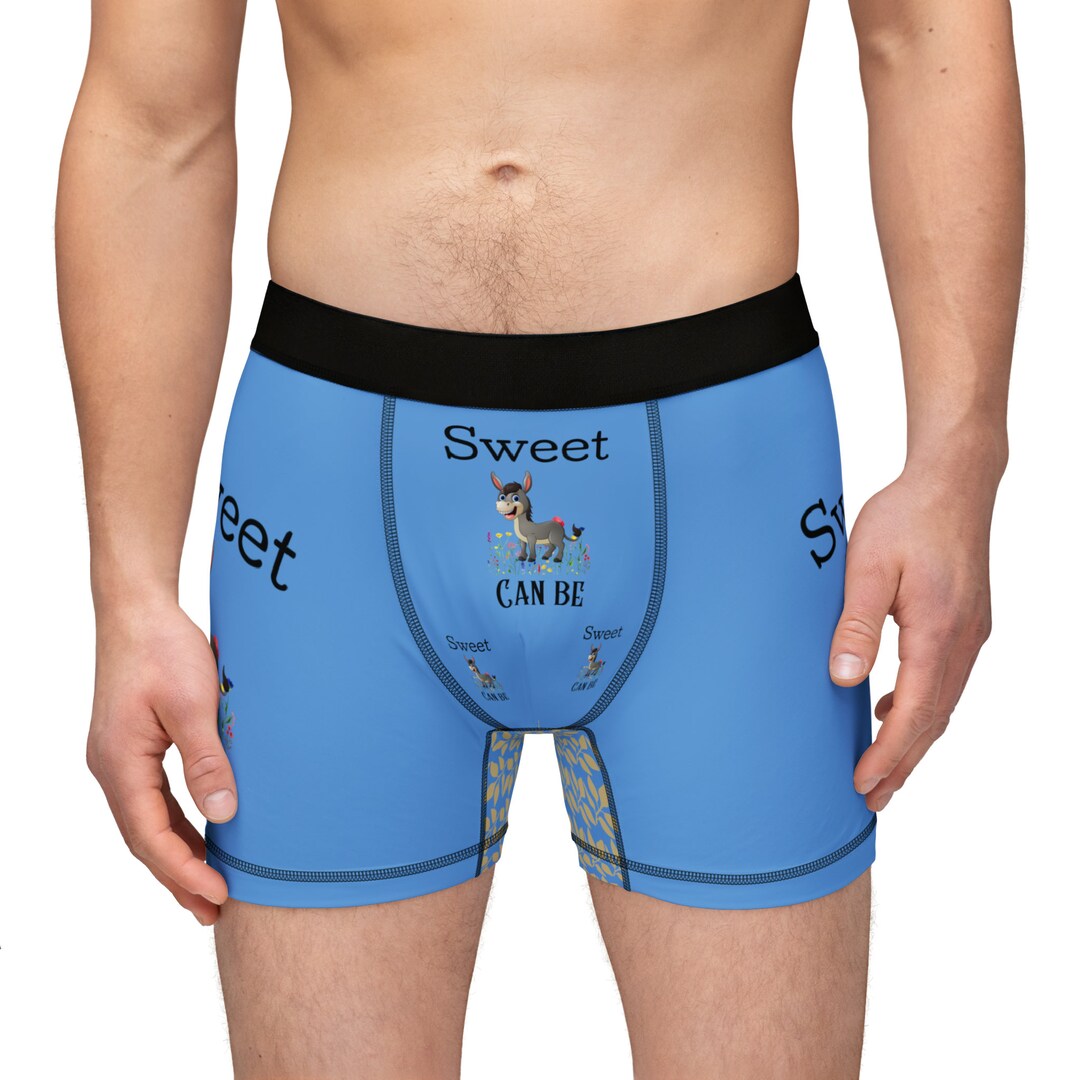 As Sweet as Can Be Donkey Men's Boxers Flirty Underwear Boxer Briefs ...