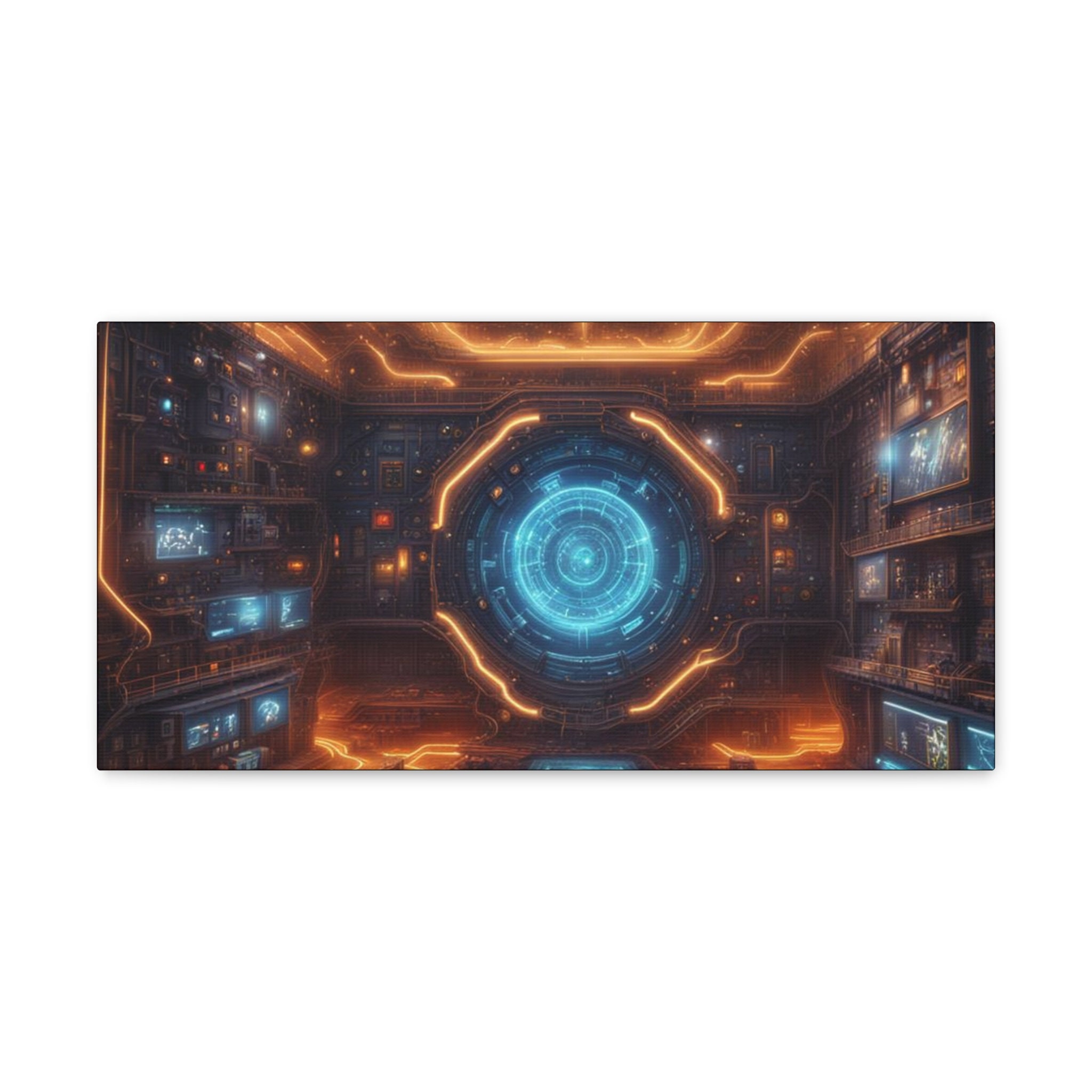 Circuit Layout Board Wall Art, Huge Canvas Home Decore Science, Office ...