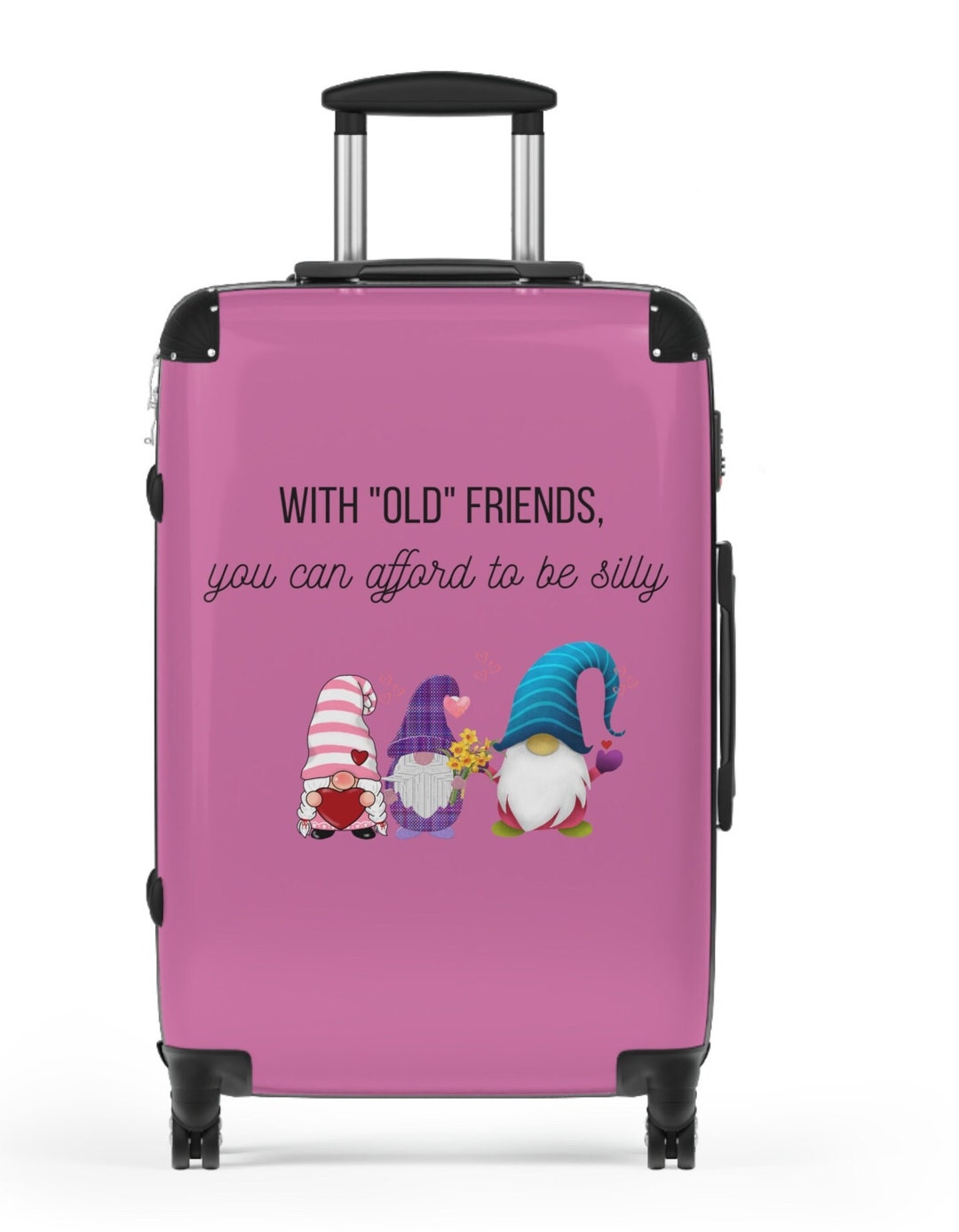 Pink Old Friends Suitcase: Travel in Style With Our Perfect Suitcases ...