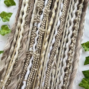 Dreadlocks Set viking in Scandinavian Style, Lush Curls & Textured ...