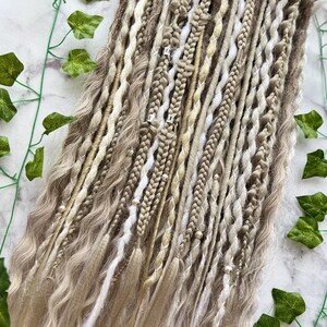 Dreadlocks Set viking in Scandinavian Style, Lush Curls & Textured ...