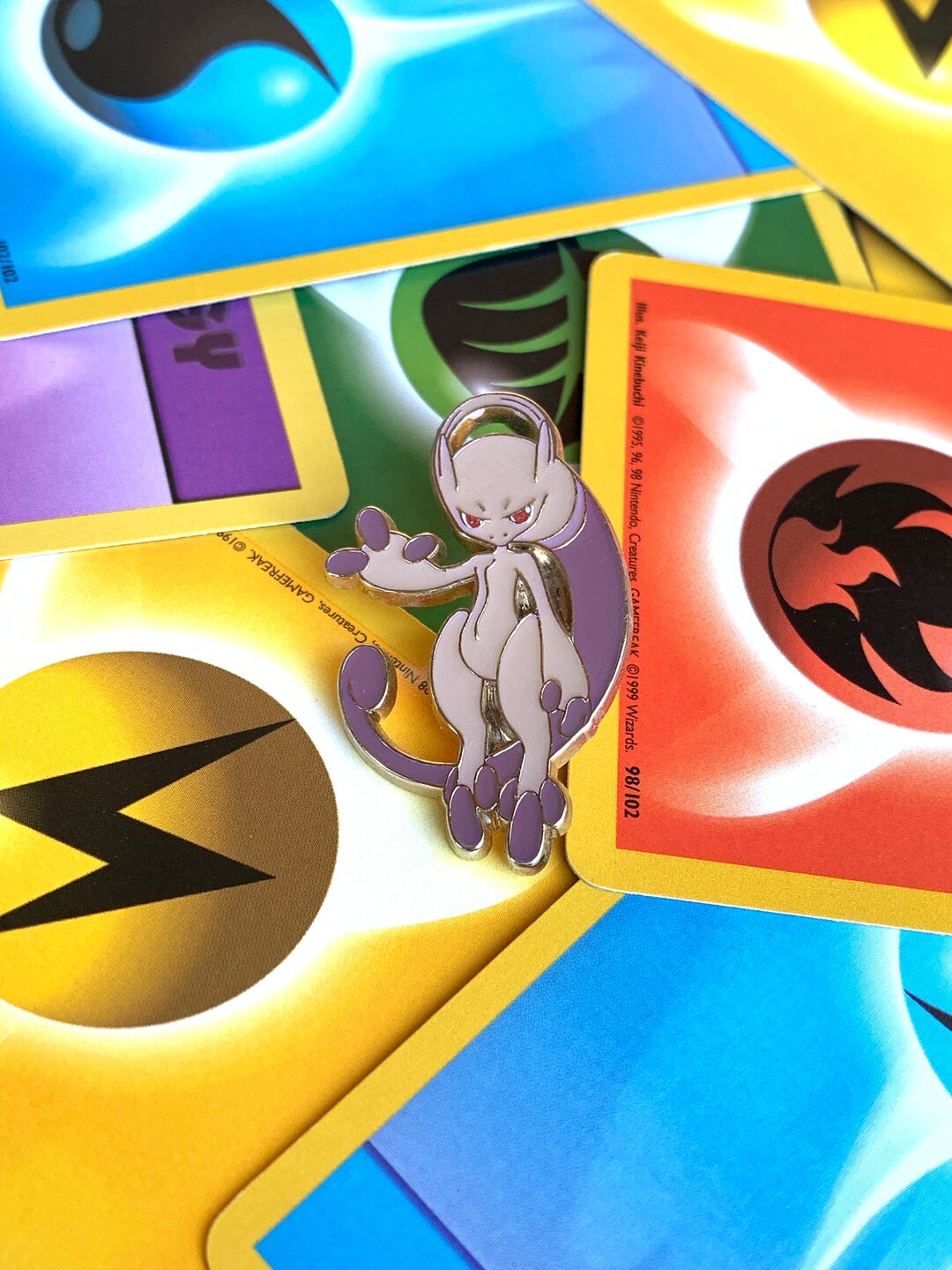 Mega Mewtwo Y Pokemon Official TCG Hat Pin - Etsy