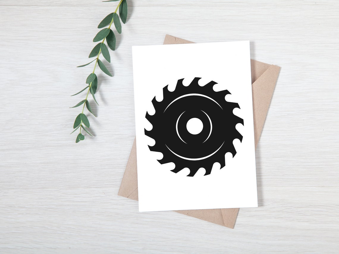 Saw SVG, Saw Blade SVG, Sawblade Clipart, Saw Blade Laser Cut File, Saw ...