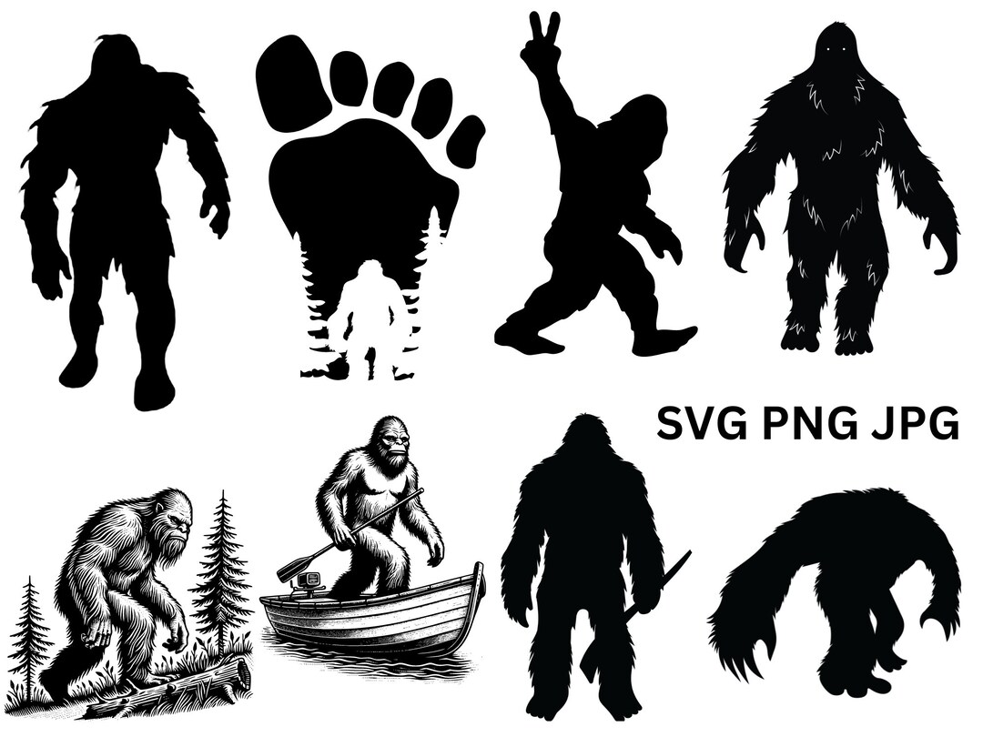 Sasquatch Svg | Camping SVG| Mountain SVG| Bigfoot SVG| Yeti Svg| Big ...