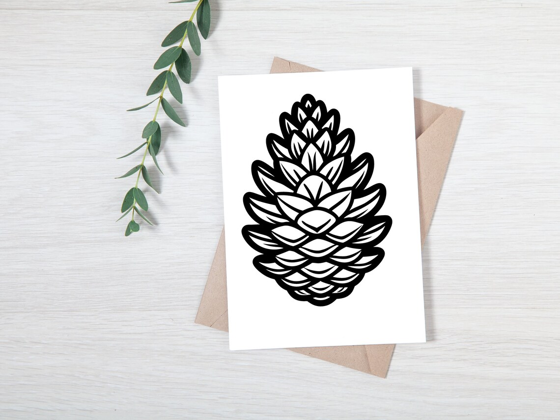 Cone Svg Bundle,pinecone Svg, Pine Tree Clipart , Pine Tree Vector ...
