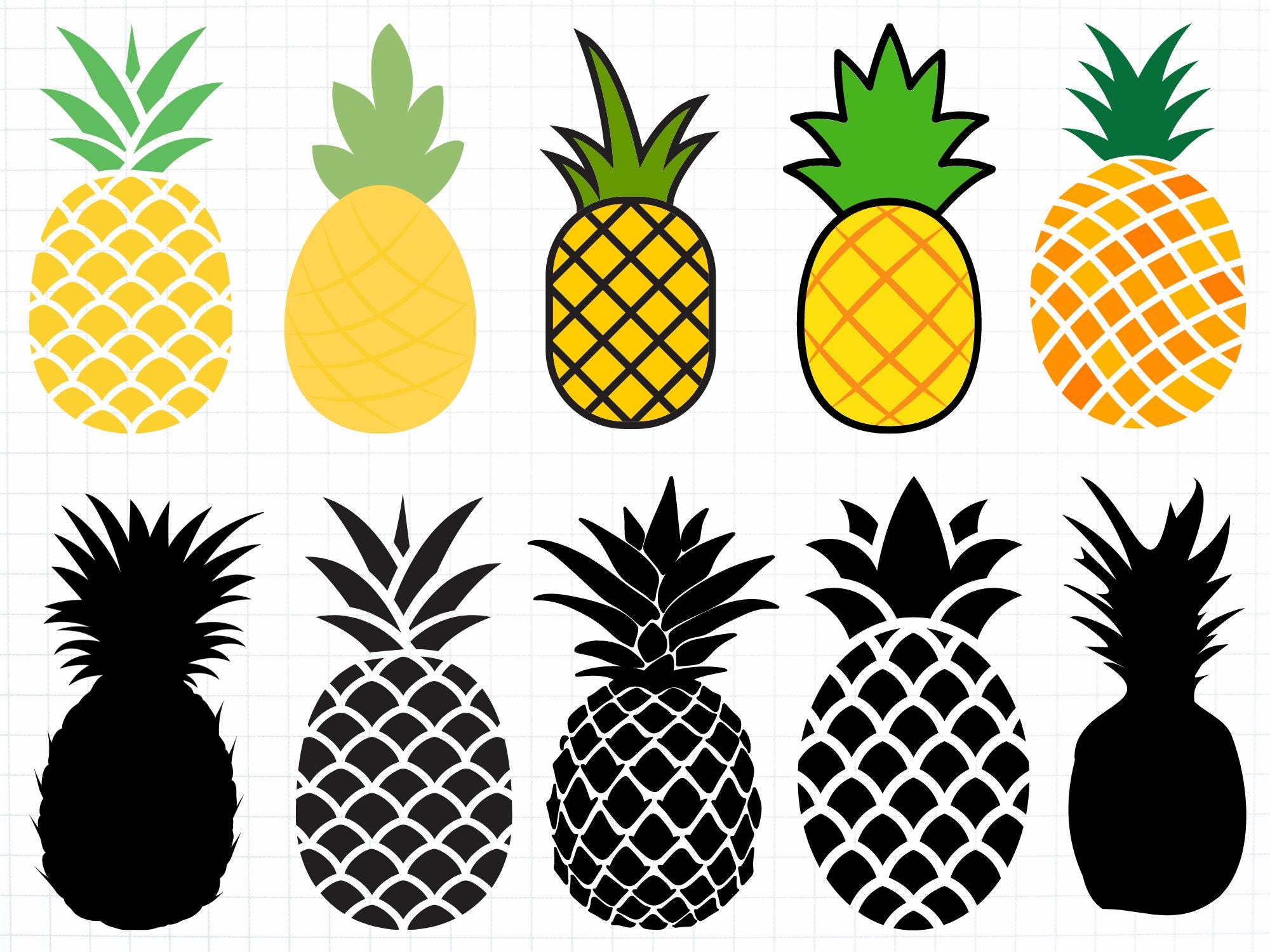 Pineapple Svg Bundle, Pineapple Svg, Pineapple Clipart, Pineapple Png ...