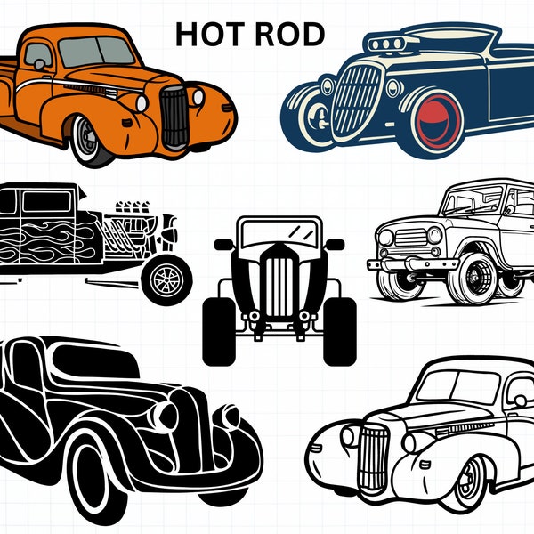 Vintage Hot Rod - Etsy