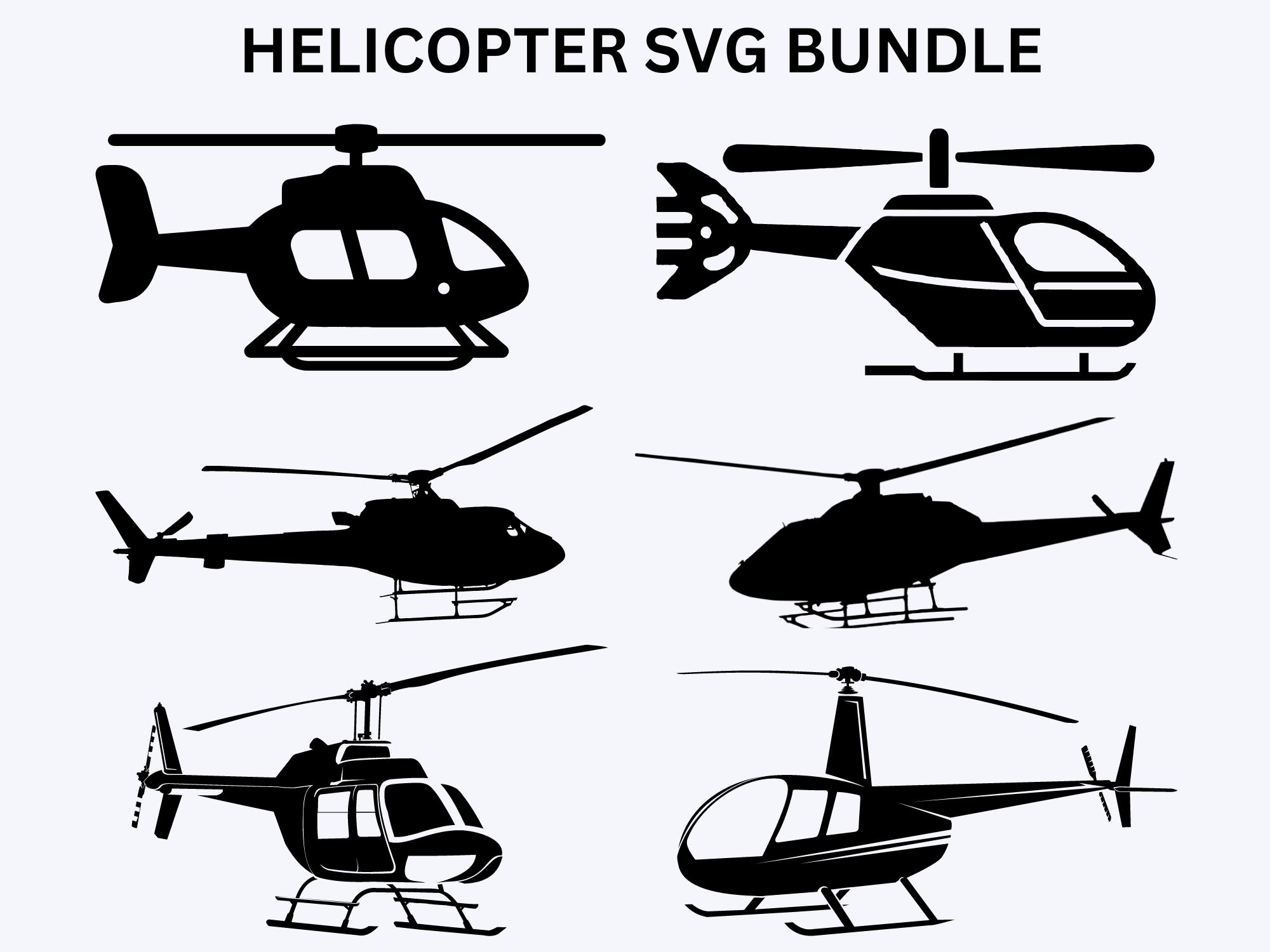 Helicopter Svg, Helicopter Svg File, Helicopter Clipart, Helicopter ...