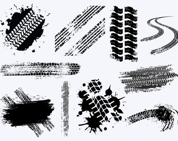 Tire Track Svg, Mudding Svg File, Tire Tracks Svg, Mud Svg,tire Track ...