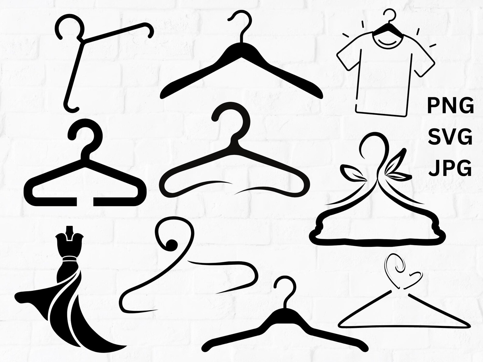 Clothes Hanger SVG, Hanger SVG, Coat Hanger SVG, Clothes Hanger Cut ...