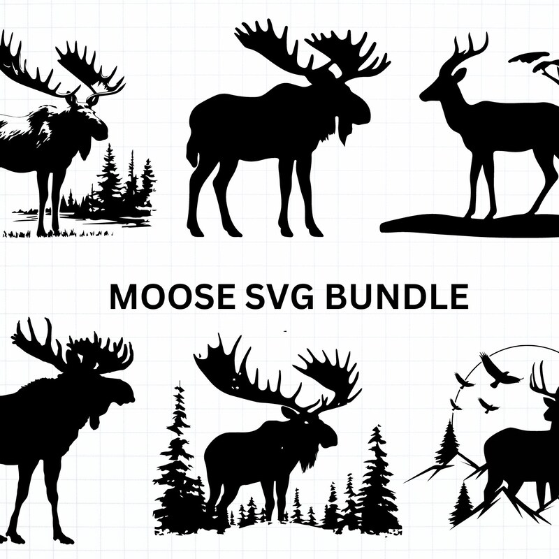 Moose Svg - Etsy