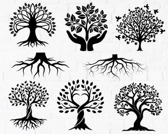 Oak Tree SVG, Tree Svg, Big Tree Svg, Oak Tree Cricut, Oak Svg, Outdoor ...