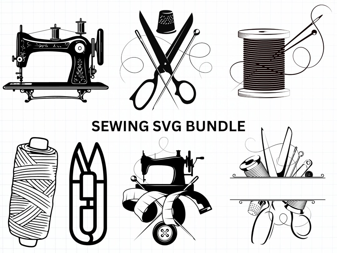 Sewing SVG Bundle, Sewing SVG, Sewing Machine SVG, Stitch Queen Svg ...