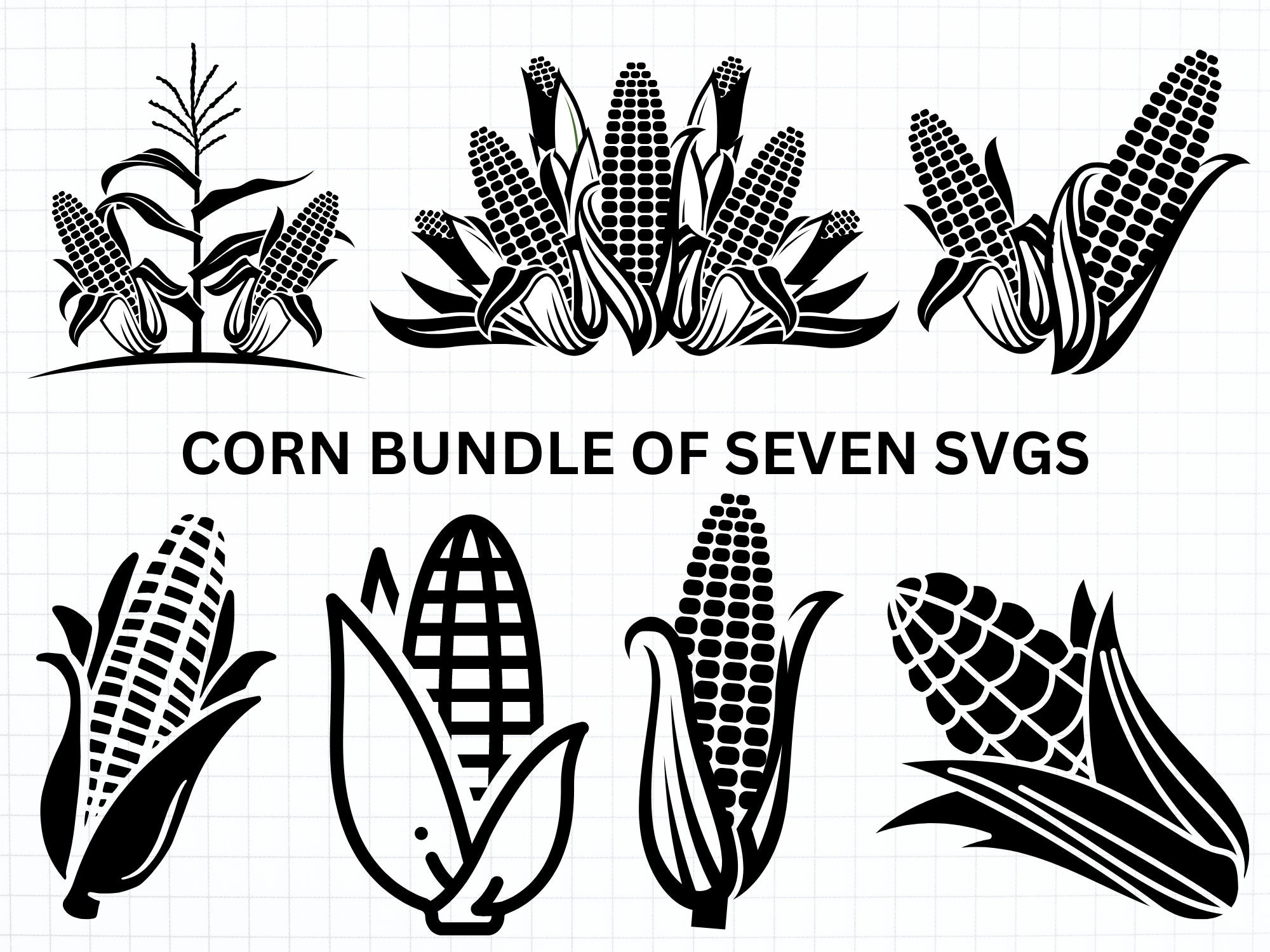 Corn Bundle SVG, Corn Svg, Corn Svg Cricut Shirt, Corn Farmer Svg, Corn ...