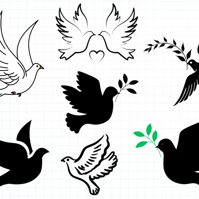 Dove Svg - Etsy